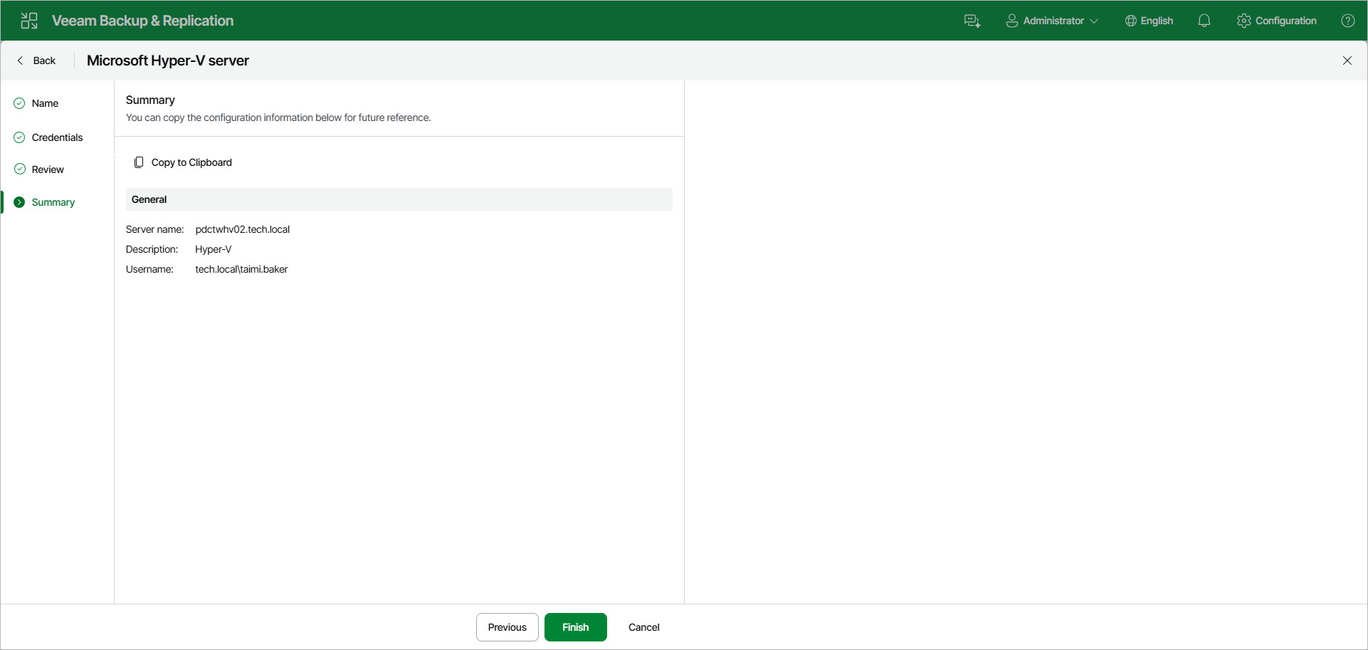Step 6. Finish Working with Wizard - Veeam Backup & Replication User Guide