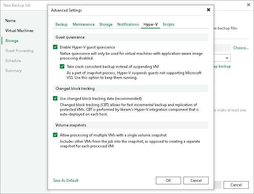 Microsoft Hyper-V Guest Quiescence - Veeam Backup & Replication User Guide