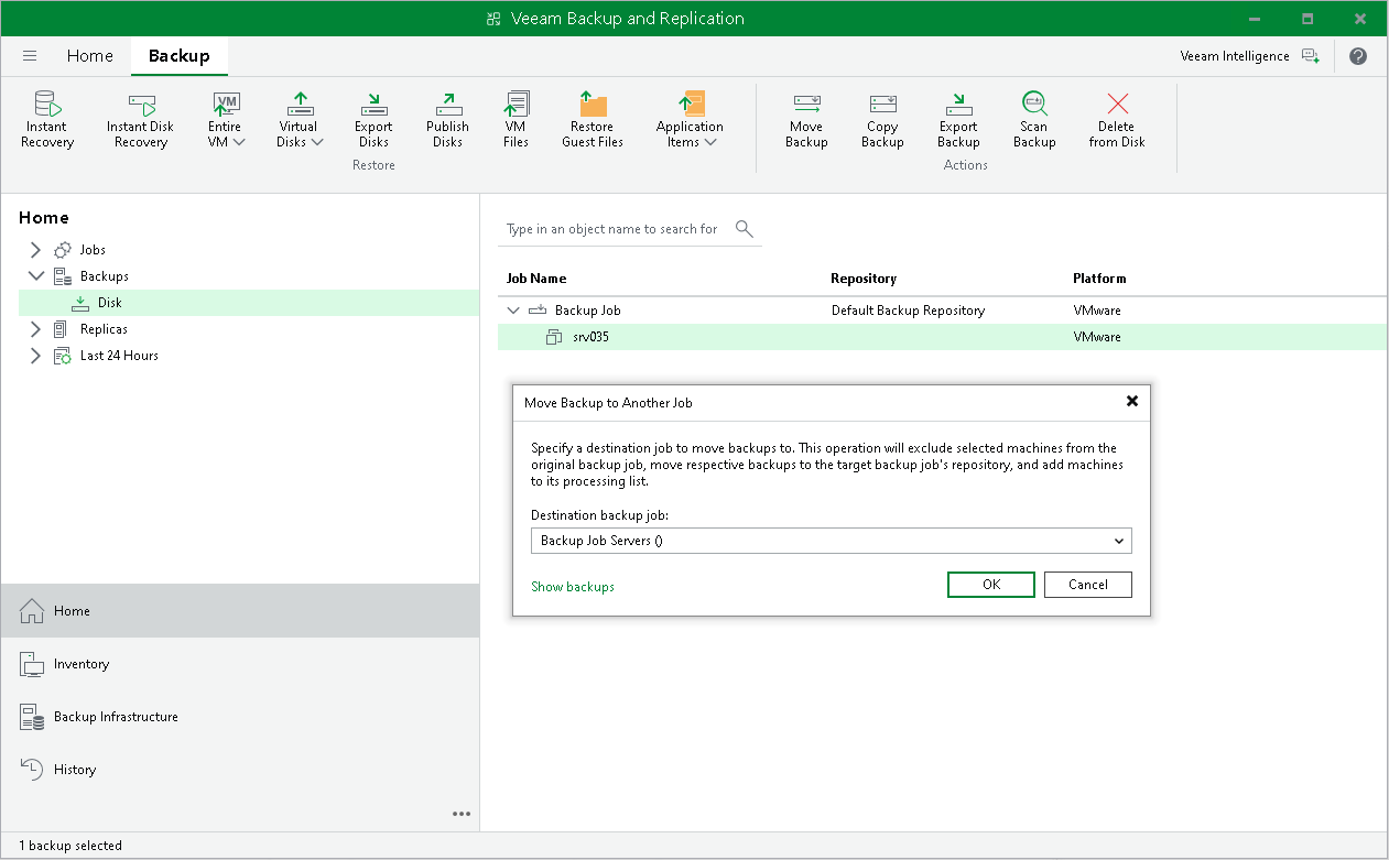 Moving Backups - Veeam Backup & Replication User Guide