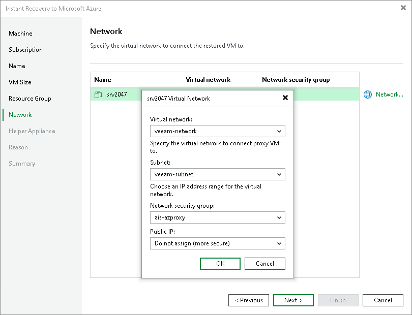 Step 7. Configure Network Settings - Veeam Backup & Replication User Guide